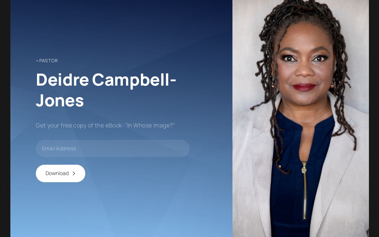 Pastor Deidre C. Jones, PhD